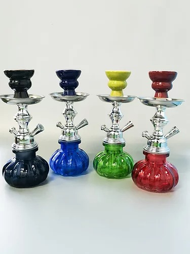 Matte color small shisha glass – Hookah Funtasia